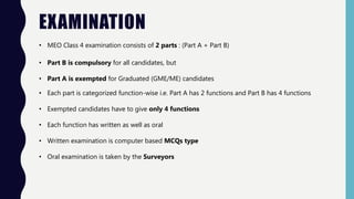 MEO Class 4 Examination | PPTX