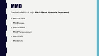 MEO Class 4 Examination | PPTX