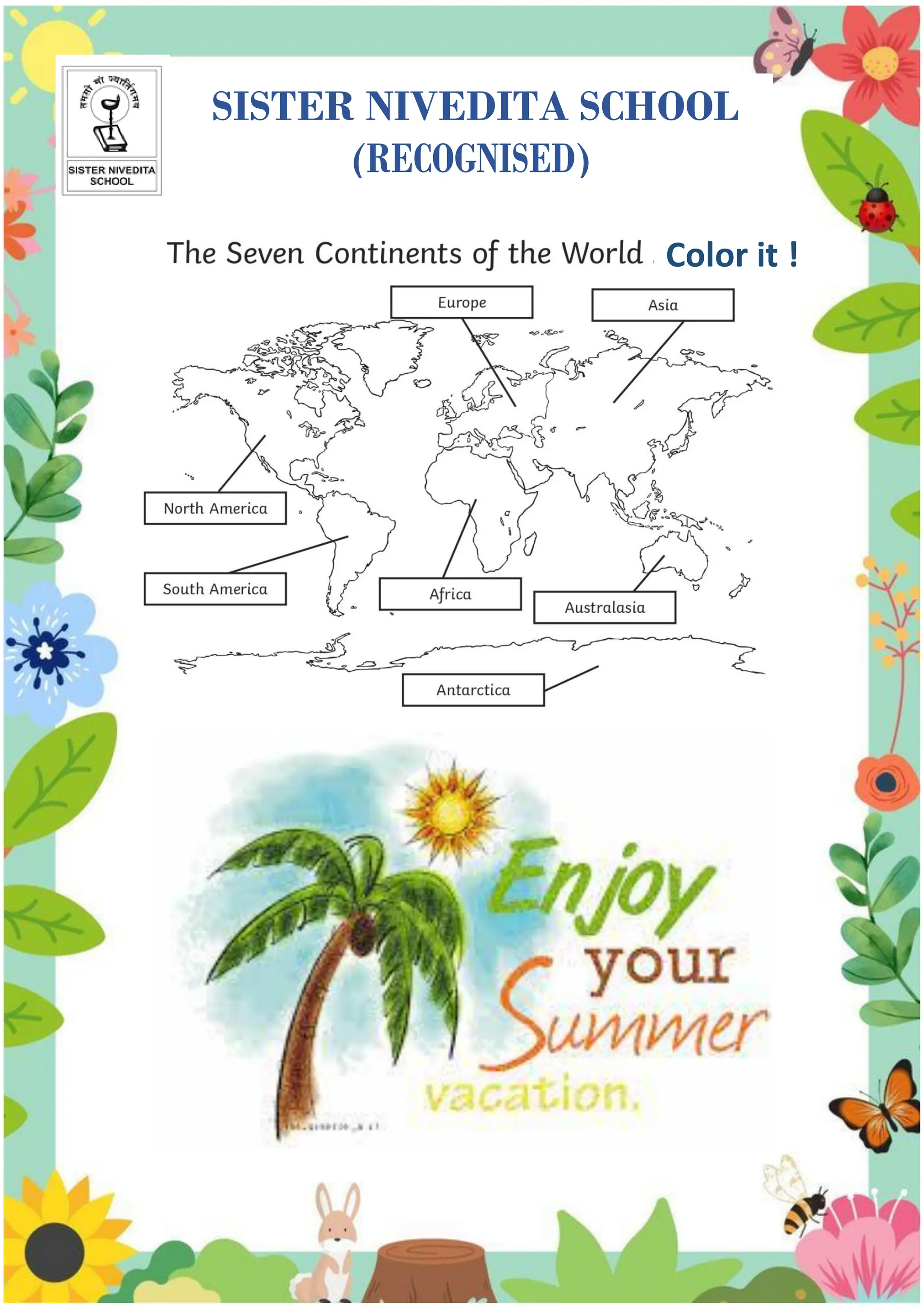 Class IVth - Summer Holiday Homework 2024 -2025.pdf