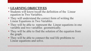 Class IX- Linear Equation in Two Variables-IX.pptx