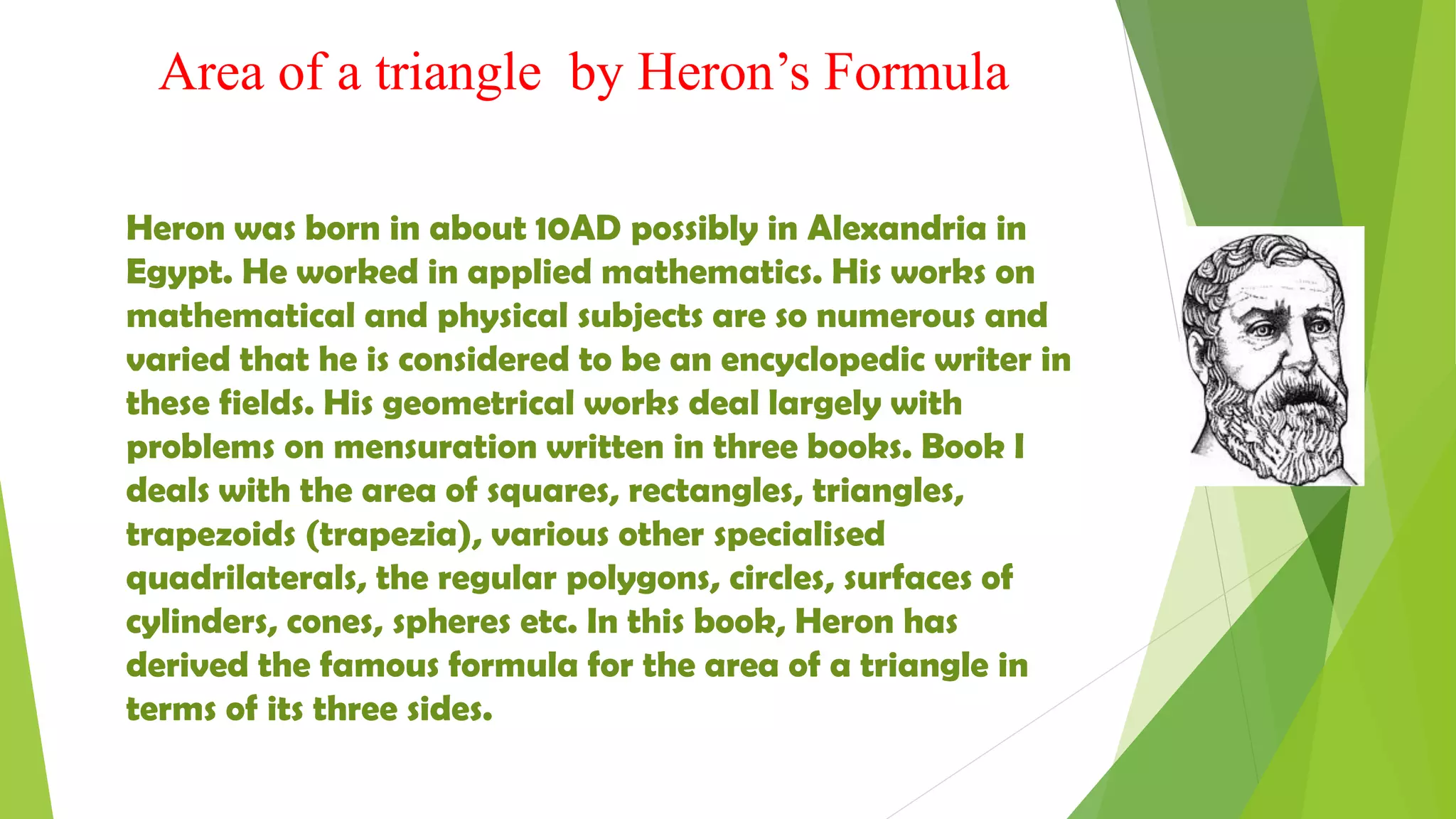 Class IX ch 12 Herons formula module 1 ppt .pdf