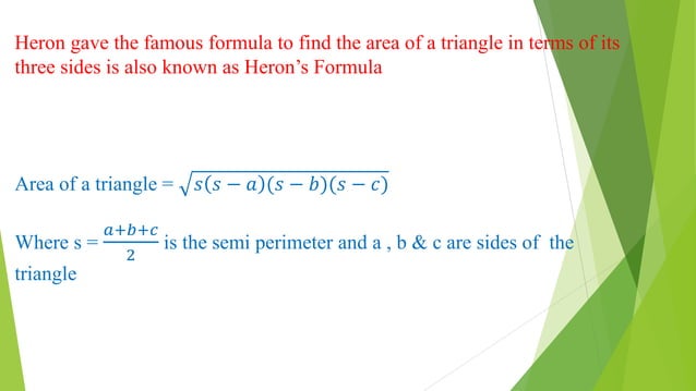 Class IX ch 12 Herons formula module 1 ppt .pdf