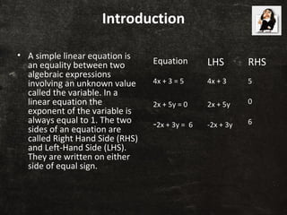 CLASS 9 LINEAR EQUATIONS IN TWO VARIABLES PPT | PPT