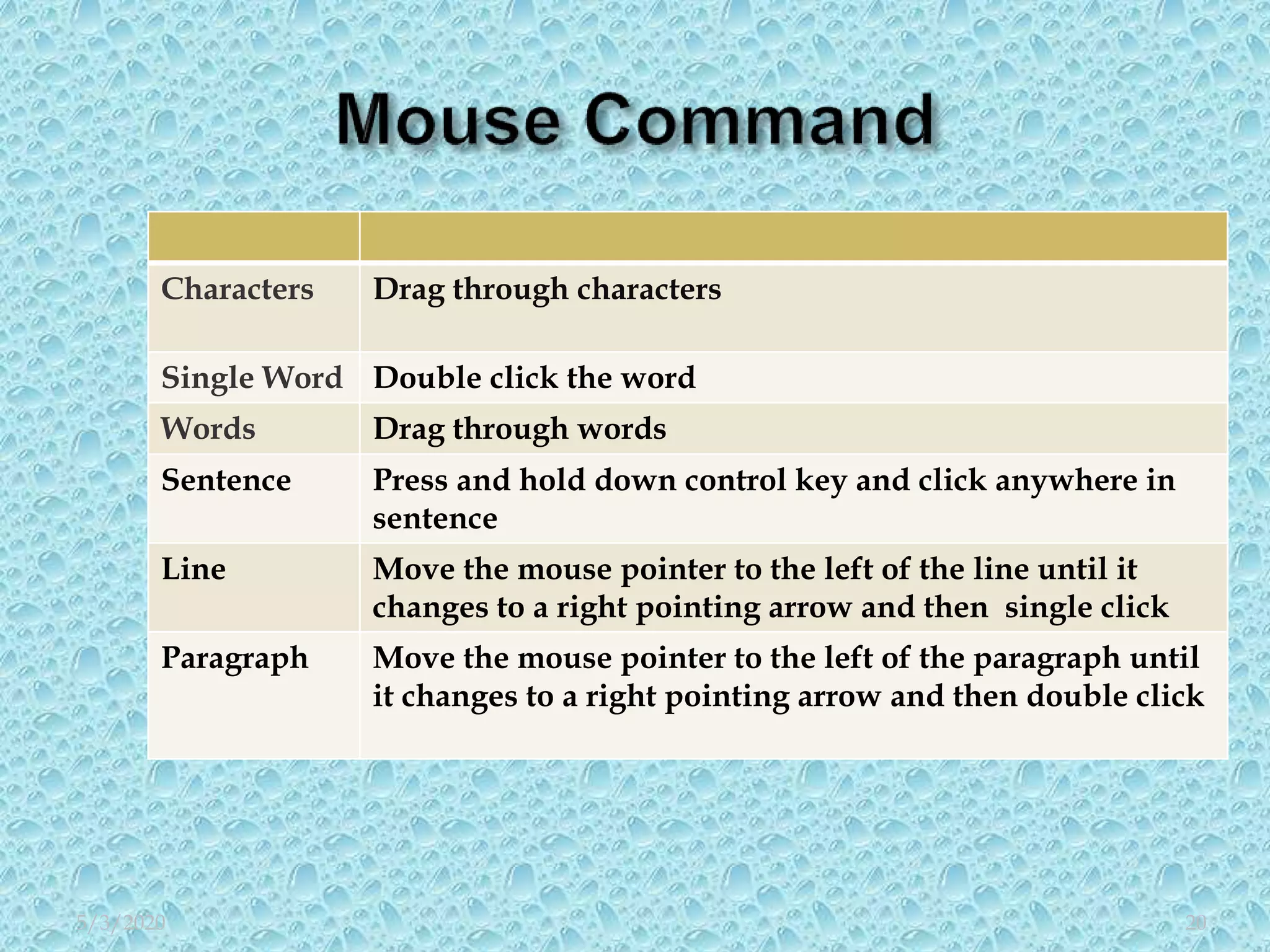 Class ix ms word part 1 | PPTX