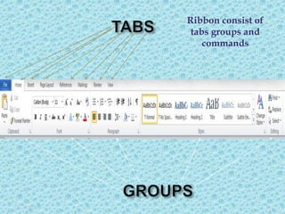 Class ix ms word part 1 | PPTX