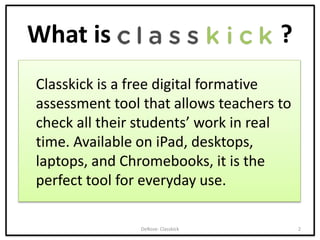 Classkick power point tutorial | PPTX