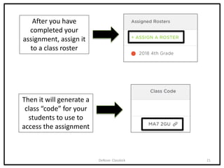 Classkick power point tutorial | PPTX