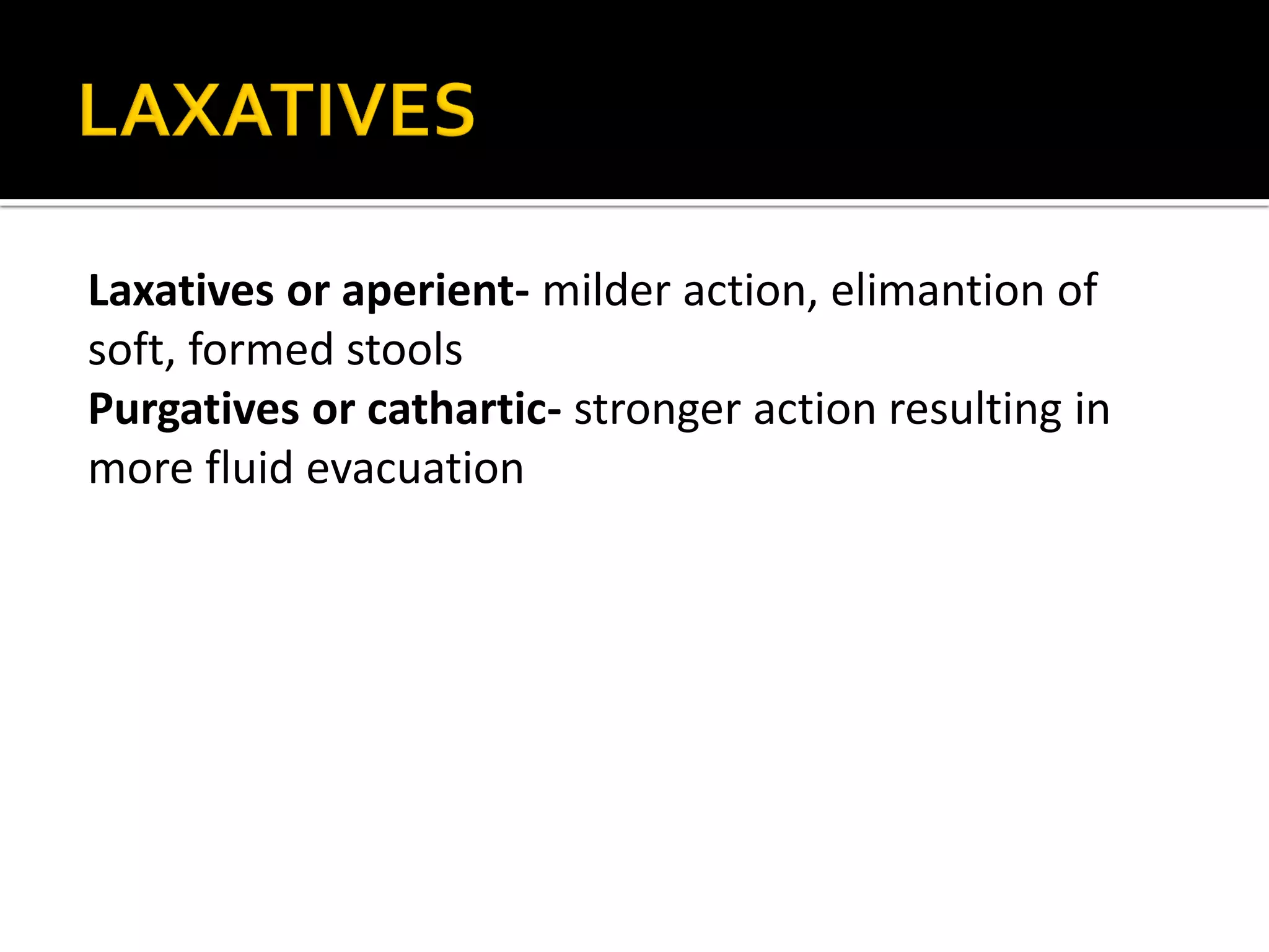 Class laxatives | PDF