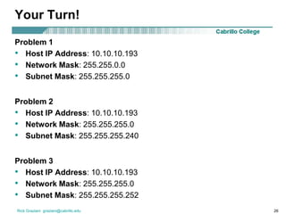 Classless subnetting | PPSX