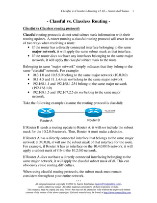 Classless classful | PDF