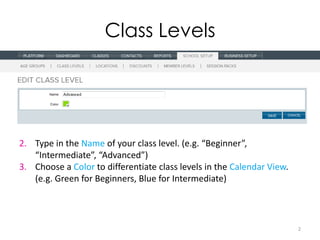 Class levels | PPT