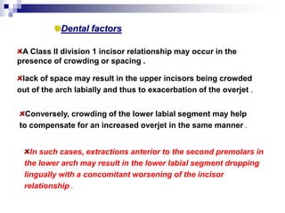 Classll etiology and management | PPT