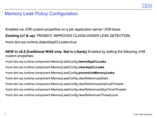 Classloader leak detection in websphere application server | PPT | Web Development | Internet