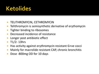 Class macrolides | PPT