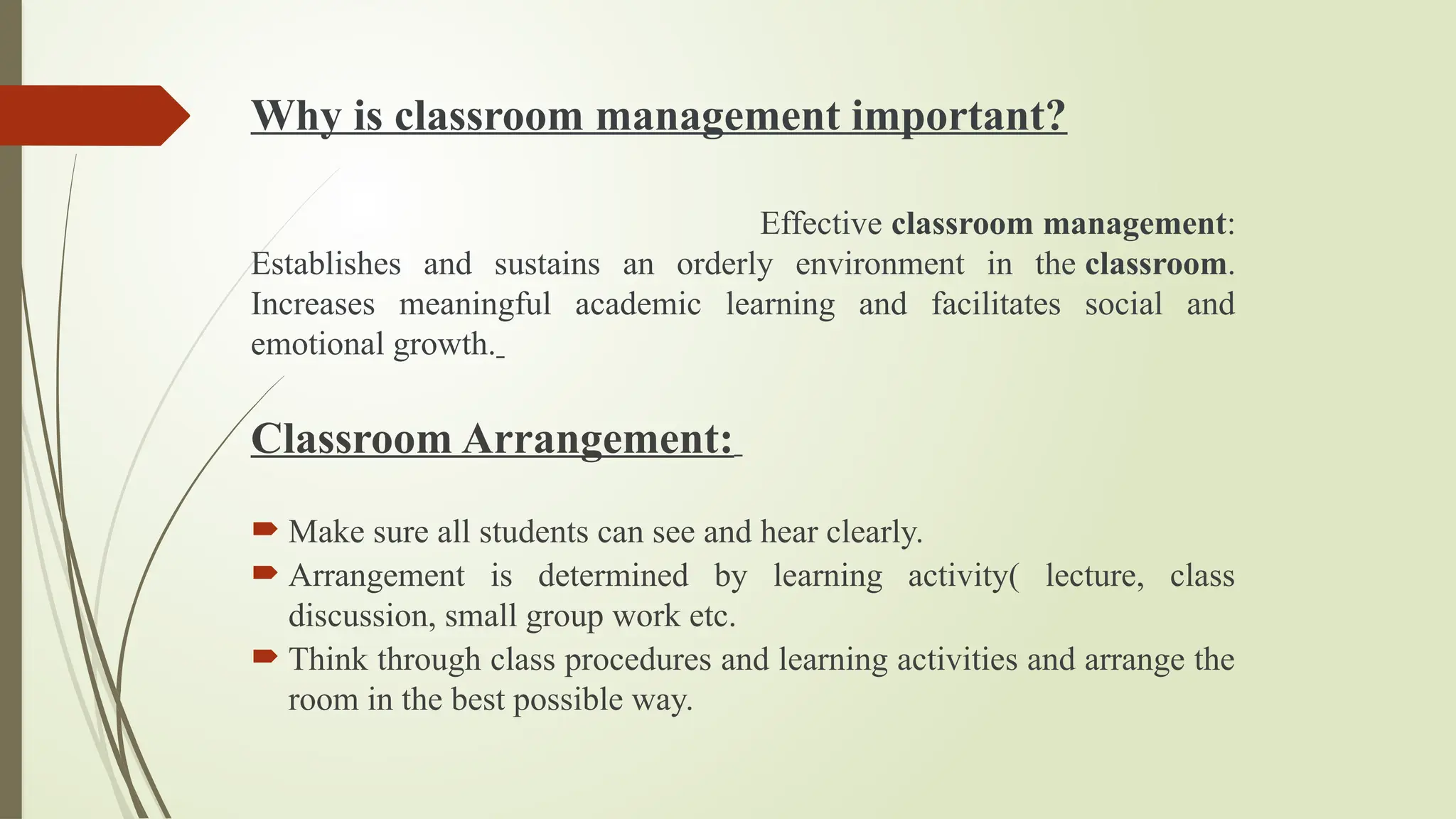 Class management in physical education administrator | PPTX