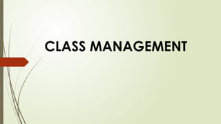 Class management in physical education administrator | PPTX