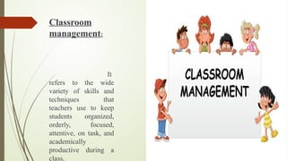 Class management in physical education administrator | PPTX