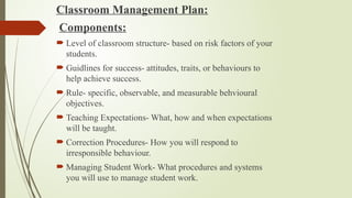 Class management in physical education administrator | PPTX