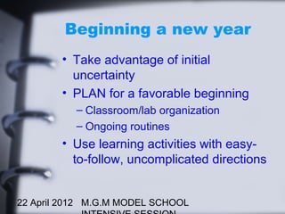 Class Management | PPT | Professional School | Postgraduate Education