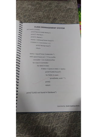 Class Management System.pdf