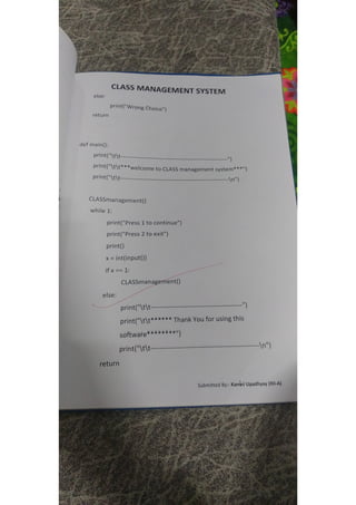 Class Management System.pdf