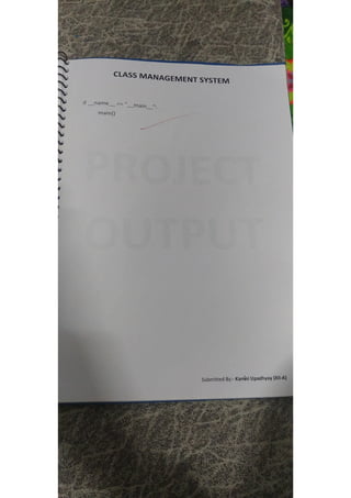 Class Management System.pdf