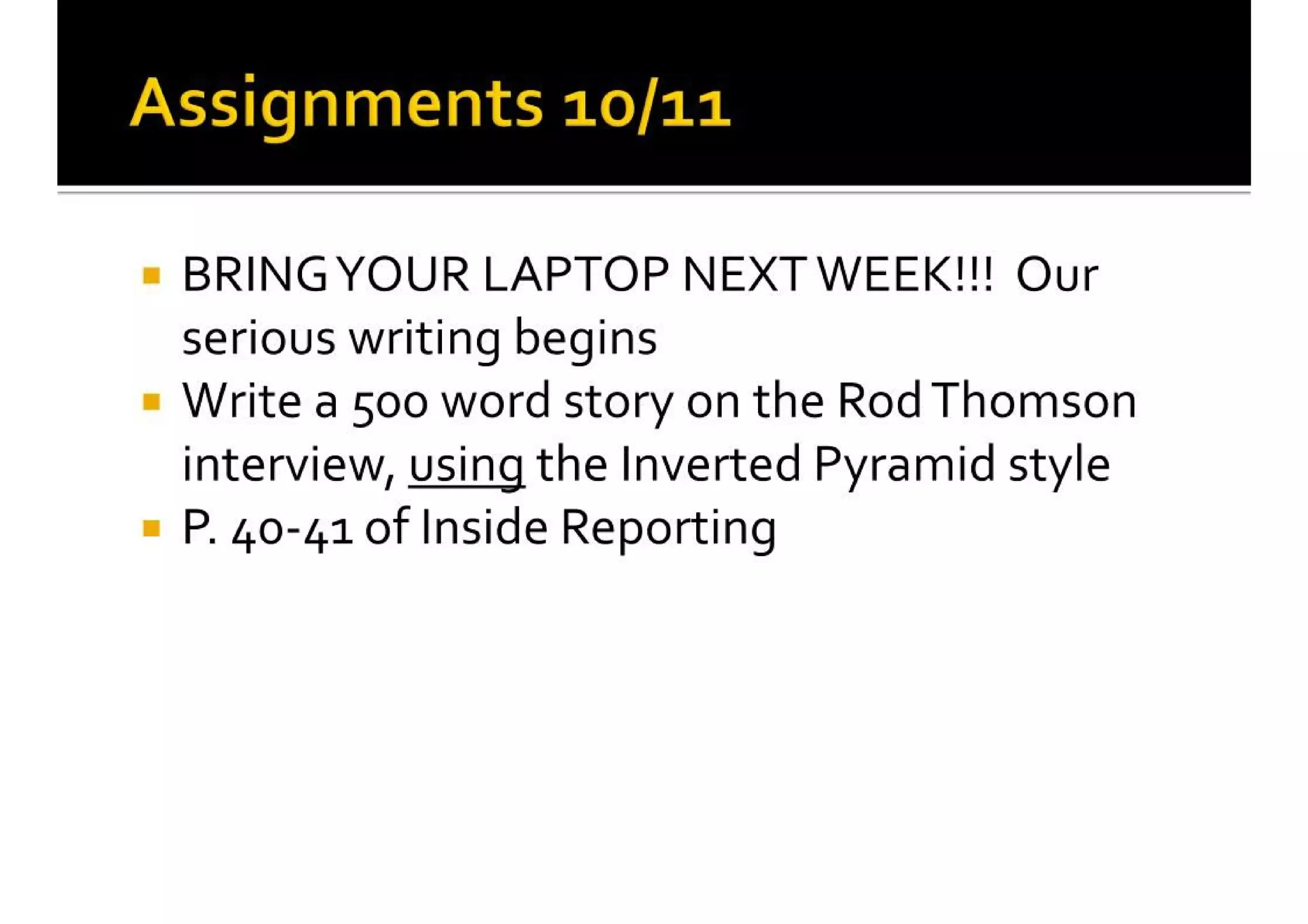 Classmate Interview Papers | PPT