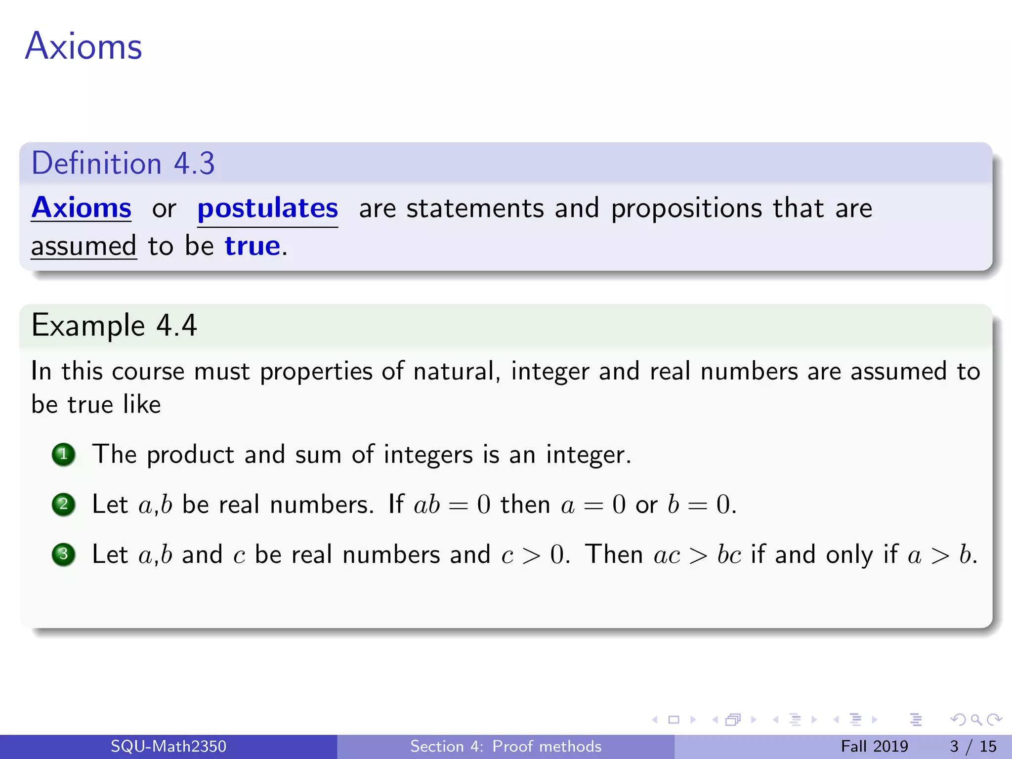 Proof methods- teachers | PPT
