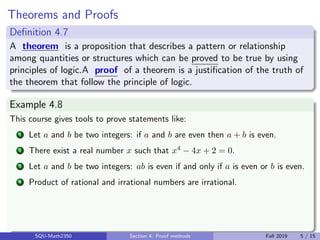 Proof methods- teachers | PDF