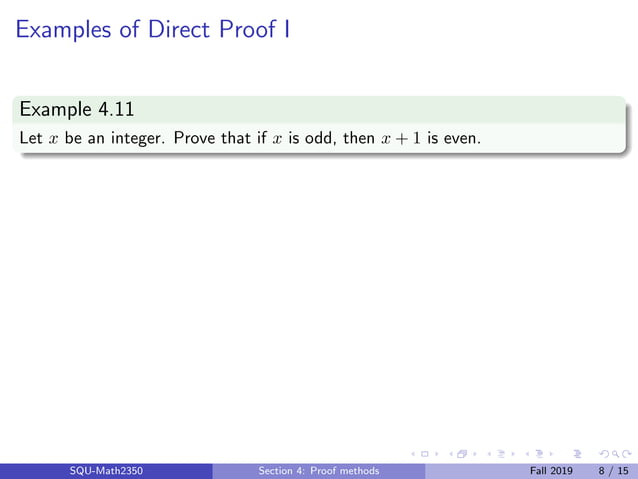 Proof methods- teachers | PPT