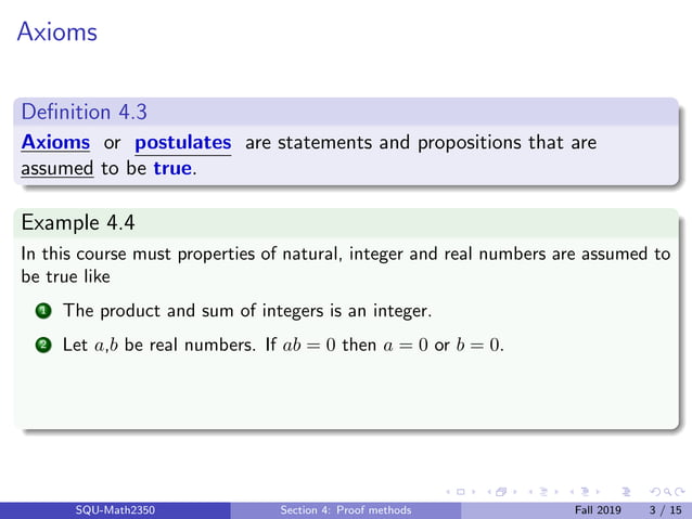 Proof methods- teachers | PPT