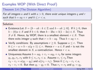 Well-Ordering Principle | PDF