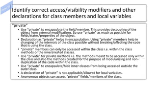 Class Members Access/Visibility Guide (Checklist) | PPTX | Programming ...