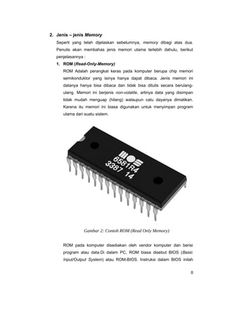 MAKALAH MEMORI - SISTEM DIGITAL | PDF