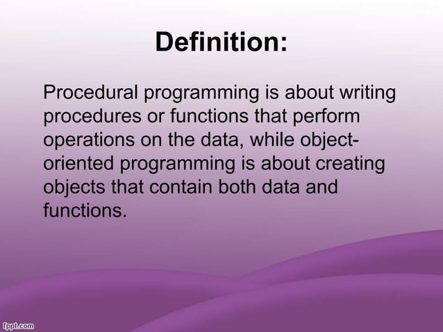 creating objects and Class methods | PPT creating objects and Class methods | PPT