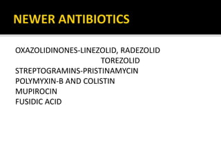 Class miscellaneous antibiotics | PPTX