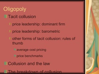 Class mkt structures ii | PPT