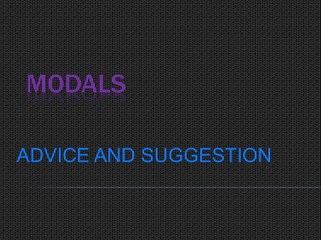 Class modals | PPT