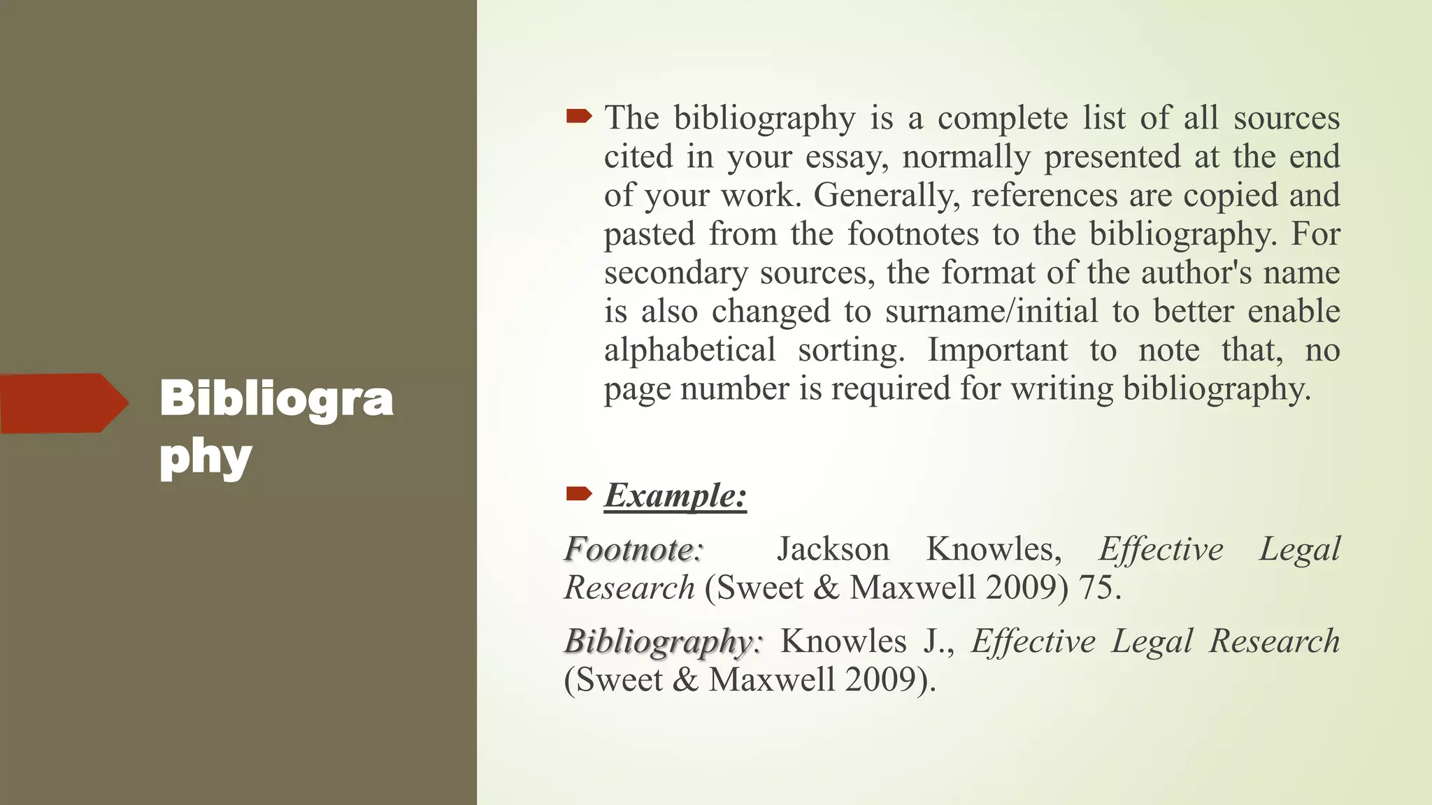 OSCOLA Reference guideline for conducting legal research | PPTX