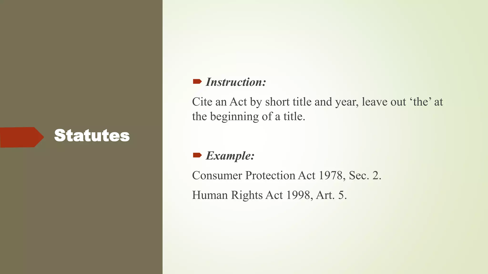 OSCOLA Reference guideline for conducting legal research | PPTX