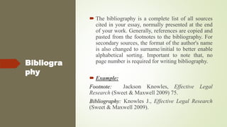 OSCOLA Reference guideline for conducting legal research | PPT