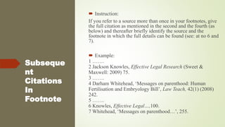 OSCOLA Reference guideline for conducting legal research | PPT