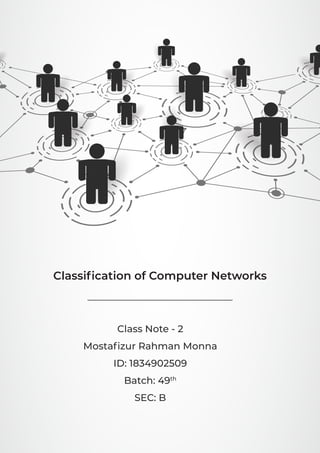 Classification of Computer Networks | PDF