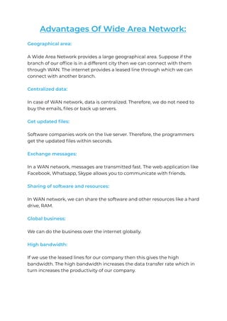 Classification of Computer Networks | PDF