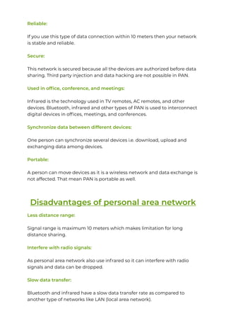 Classification of Computer Networks | PDF