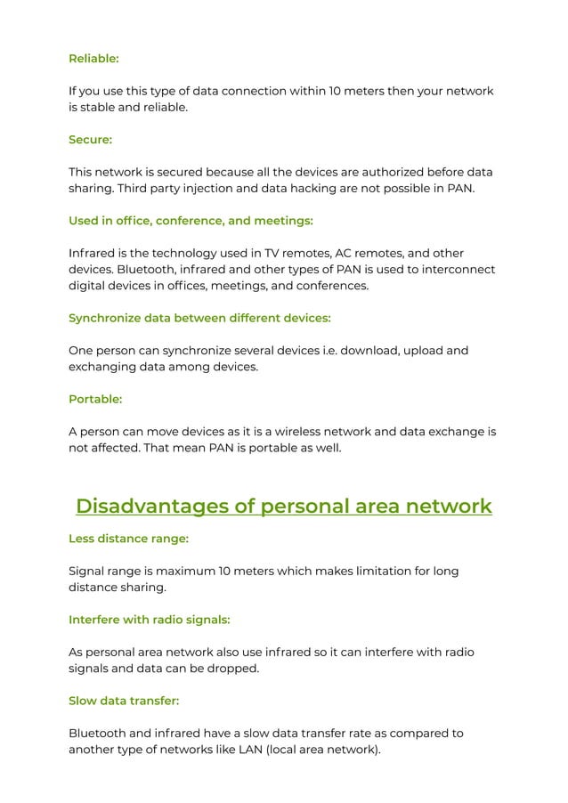 Classification of Computer Networks | PDF
