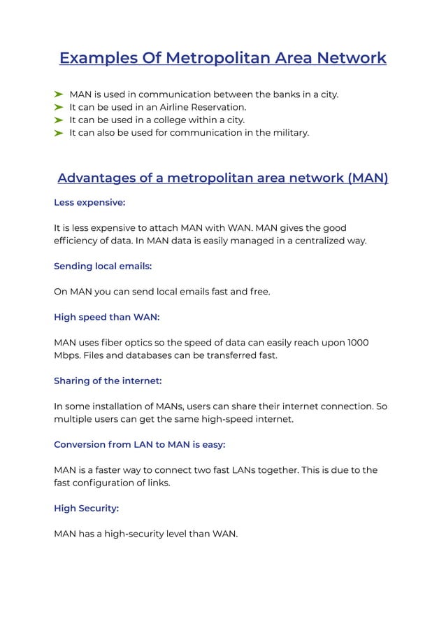 Classification of Computer Networks | PDF