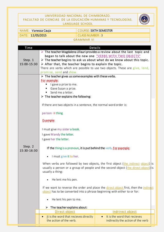 Class notes 5:Verbs with two Objects In Passive Voice | PDF
