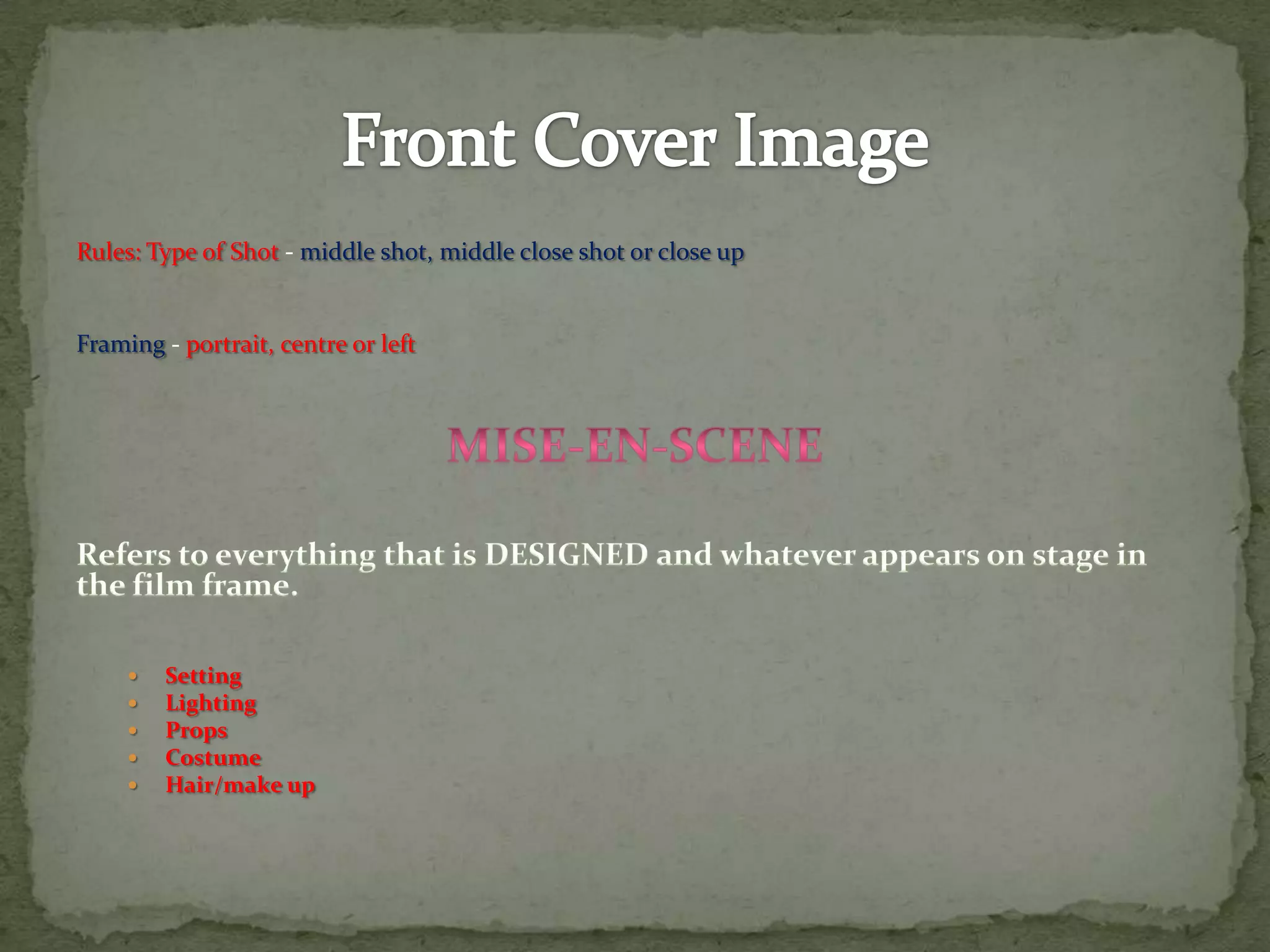 Class notes on magazine conventions | PPT