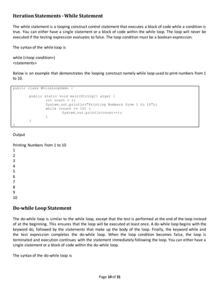 Class notes(week 3) on class objects and methods | DOCX